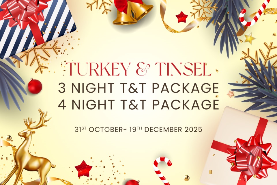Turkey & Tinsel Package - The Ivy Bush Royal Hotel Carmarthen